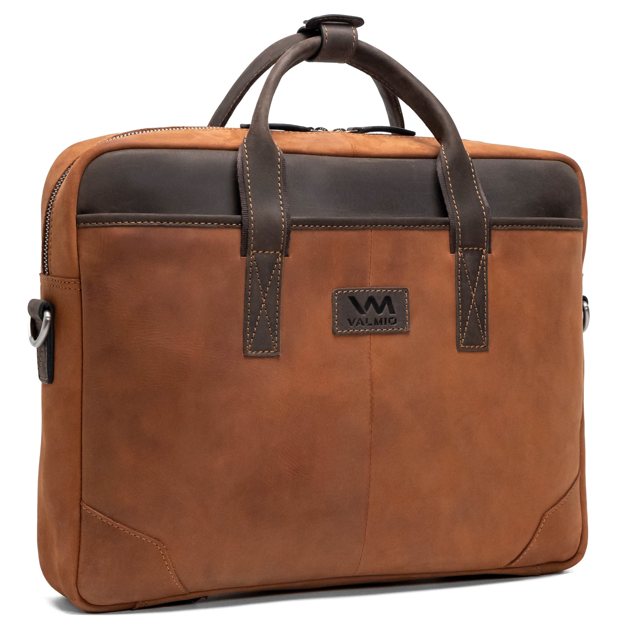 VALMIO Denton 2.0 Leather Laptop Bag - Premium Business Style