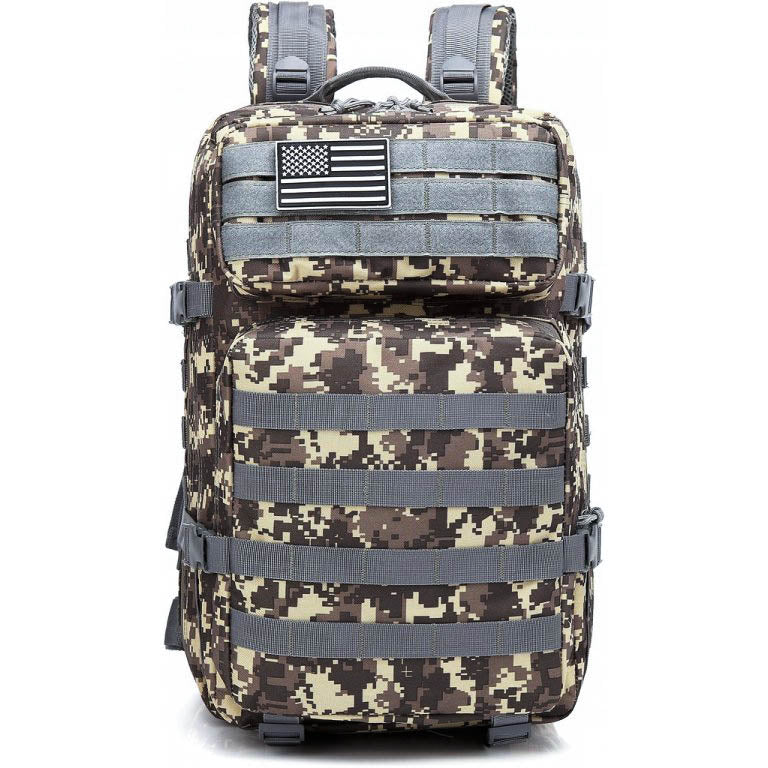 VALMIO 45L Military Backpack Camouflage - Tactical Outdoor Gear